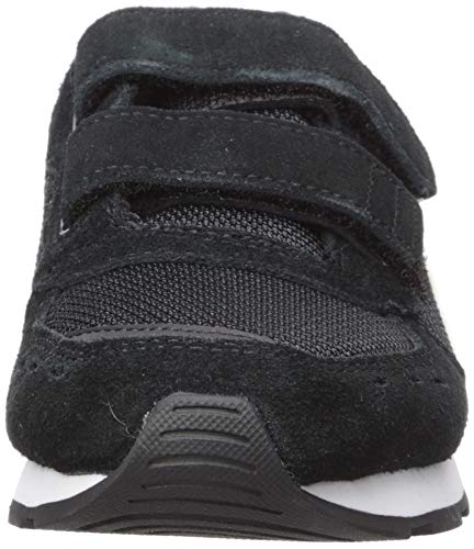 PUMA Unisex-Baby Vista V Sneaker, Black-White, 4 M US Toddler