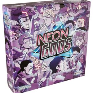 Neon Gods Board Game - Join a Dystopian Street Gang! Cyberpunk Sci-Fi Adventure Game, Strategy Game for Kids & Adults, Ages 14+, 2-4 Players, 30-120 Min Playtime, Made by Plaid Hat Games