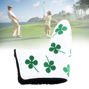 VGEBY Putter Head Cover, Putter Boote Head Covers Putter Headcover for All Brands Blade(White) Stuff Blade Putter Cover