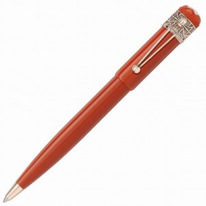 montblanc heritage collection rouge et noir spider metamorphosis special edition coral ballpoint pen - 118234