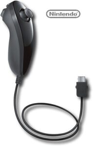 wii nunchuck black (bulk packing) (renewed)