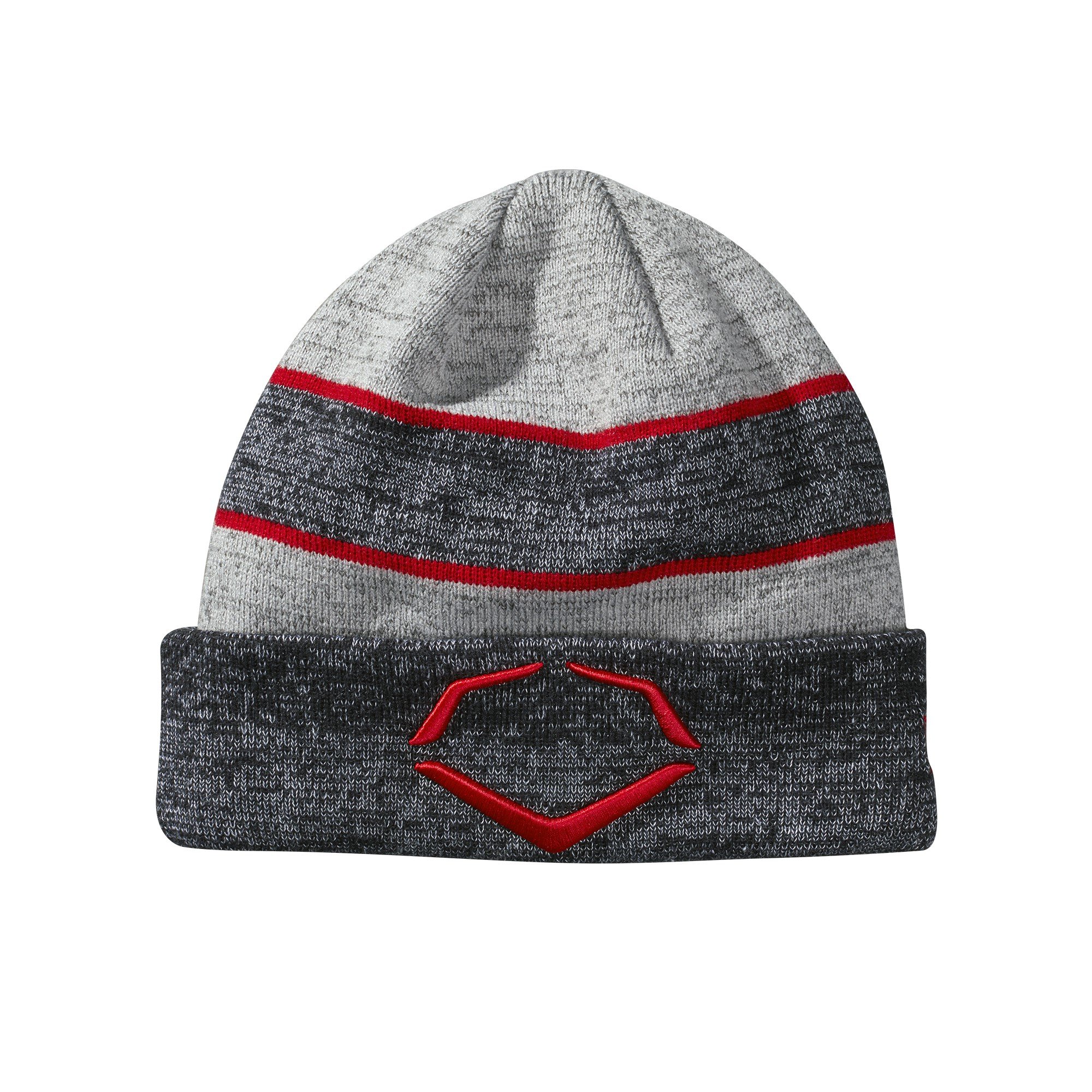 EvoShield Knit Hat, Navy/Scarlet - OSFM