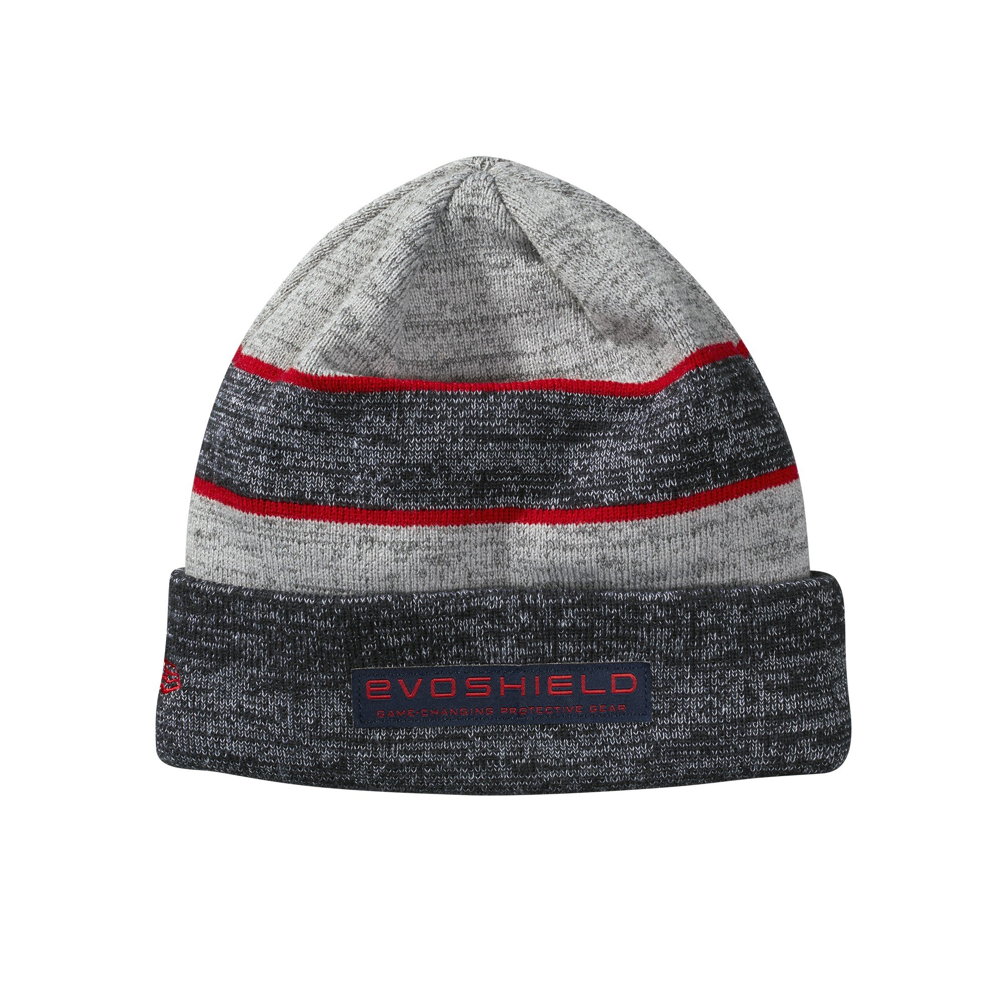 EvoShield Knit Hat, Navy/Scarlet - OSFM