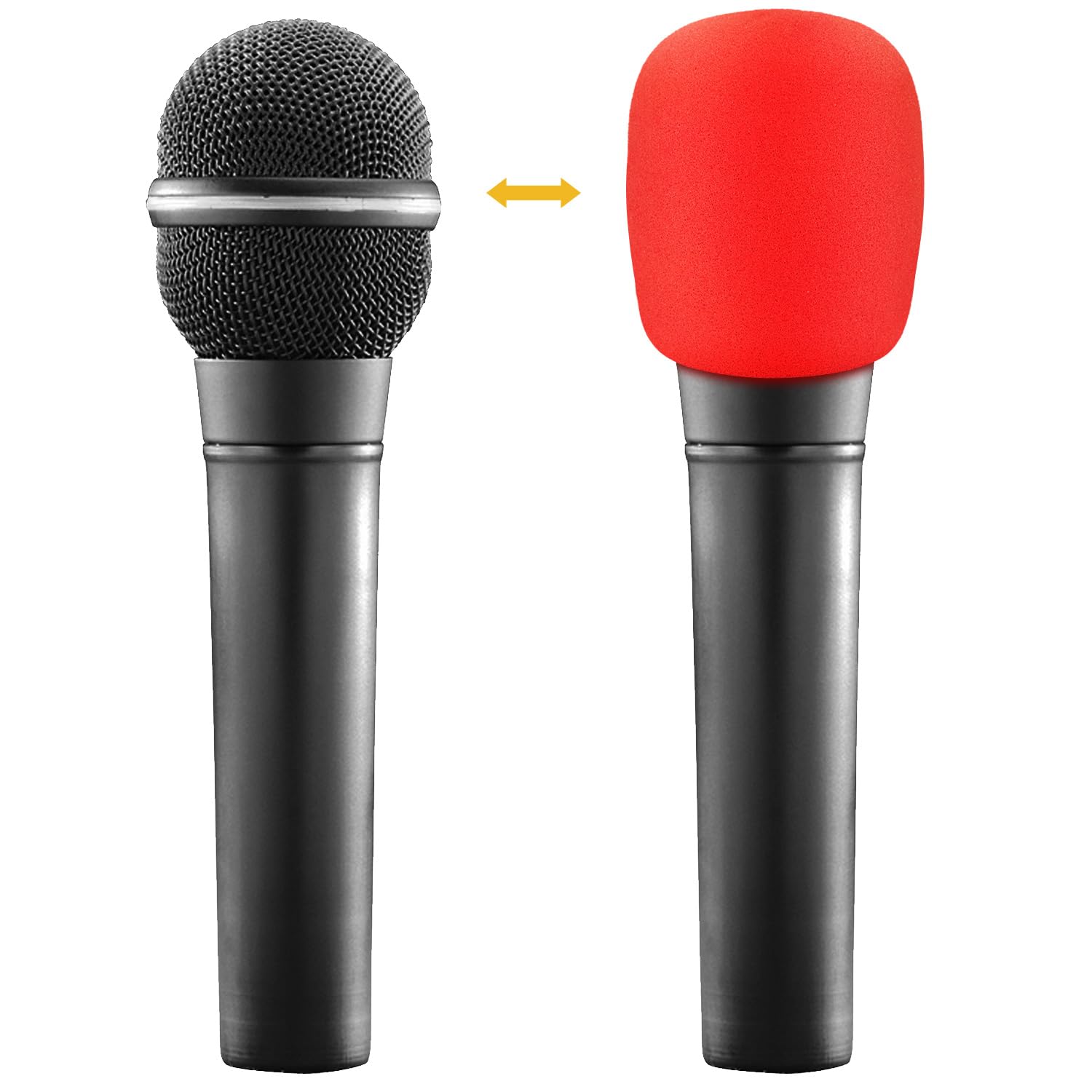 ChromLives Colorful Microphone Cover Microphone Windscreen Foam Cover Top Grade 8 Pack