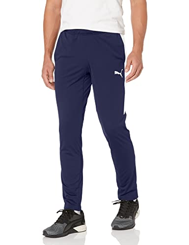 PUMA mens Speed Pants, Peacoat/White, Large US