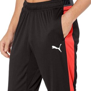 PUMA mens Speed Pants, Black/Red, Large US