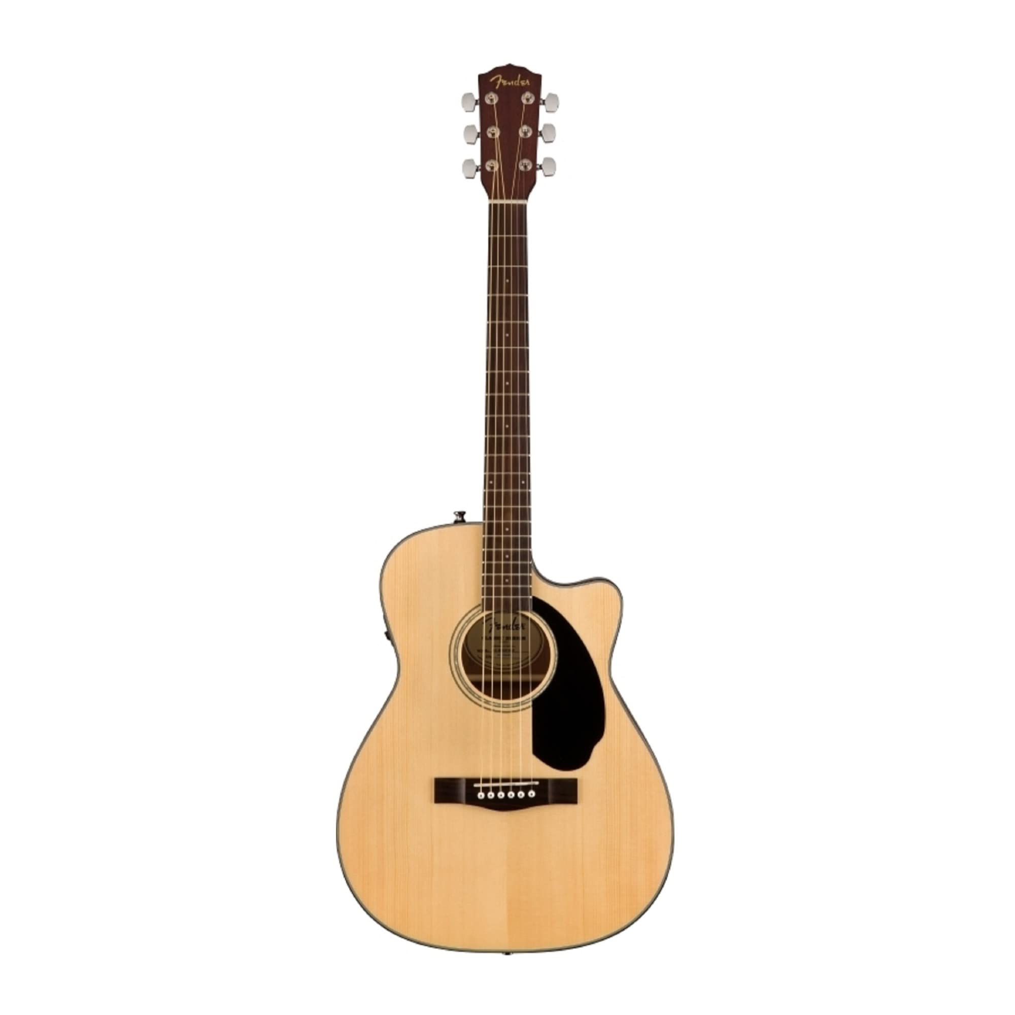 Fender CC-60SCE Concert Cutaway Acoustic Guitar, with 2-Year Warranty, Natural