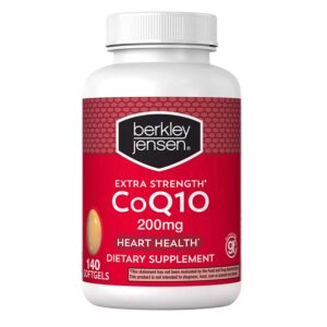 berkley jensen dietary supplement, coq10, 200 mg, 140 count