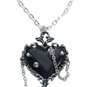 Alchemy of England Witches Heart Pendant, Silver