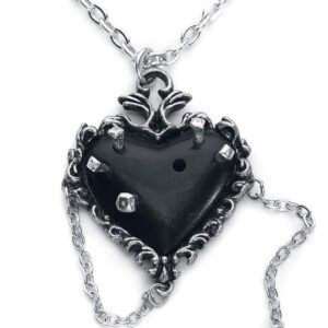 Alchemy of England Witches Heart Pendant, Silver