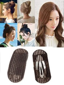 3 pairs back bump it up hair clip do beehive hair styler charming fringe hairpin volume inserts hair accessories tool(thin breathable)