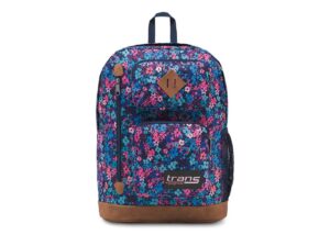 jansport trans by jansport174; 17.7" transfer backpack - flower shower