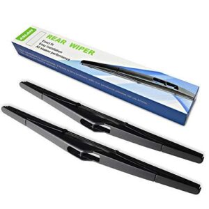 rear wiper blade,aslam 12 for ford focus 2012-2015 rear wipers and 2011-2015 ford fiesta rear windshield wiper blades,exact fit(pack of 2)