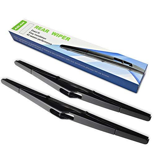 Rear Wiper Blade,ASLAM 12 for Ford Focus 2012-2015 Rear Wipers and 2011-2015 Ford Fiesta Rear Windshield Wiper Blades,Exact Fit(Pack of 2)