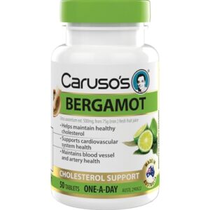 carusos natural health one a day bergamot 50 tablets