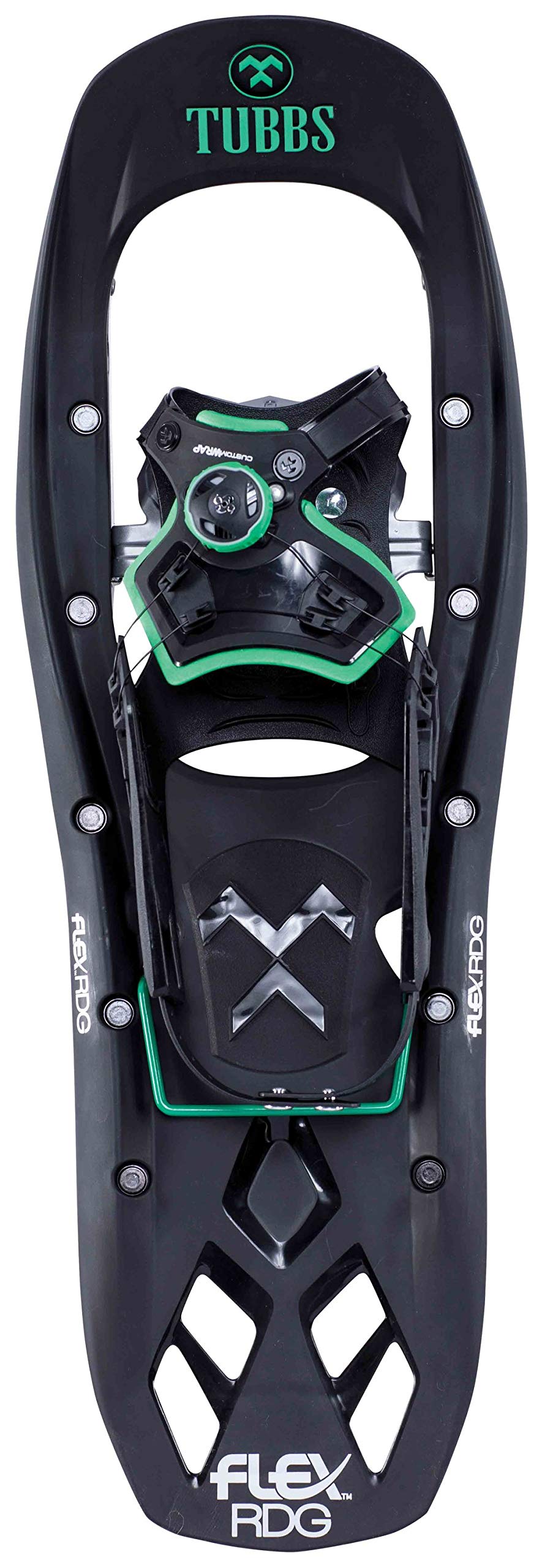 Tubbs Men's FLEX RDG Day Hiking Snowshoes, Black/Green (X180102001240)