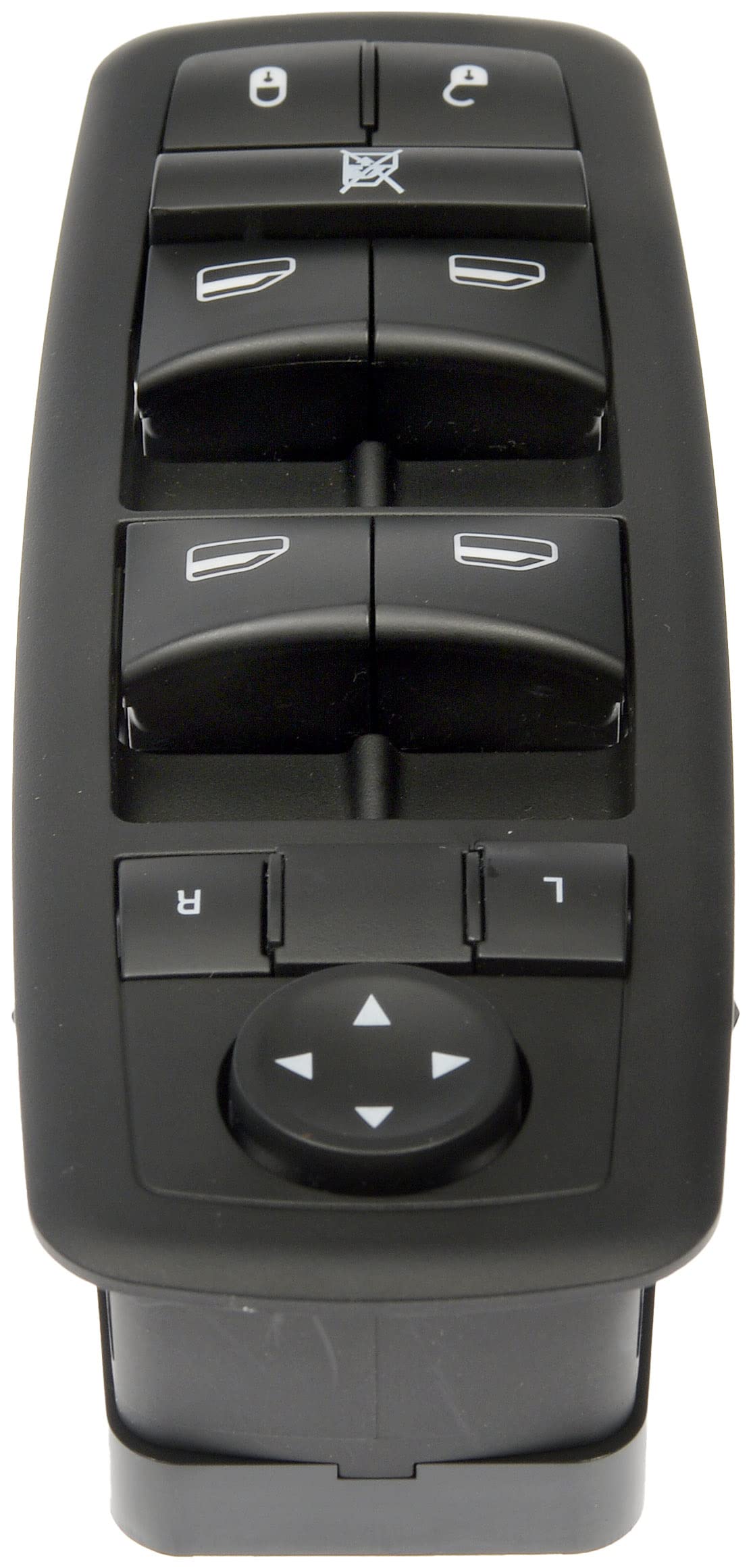 Dorman 901-497 Front Driver Side Master Window Switch Compatible with Select Chrysler / Dodge / Jeep Models Black