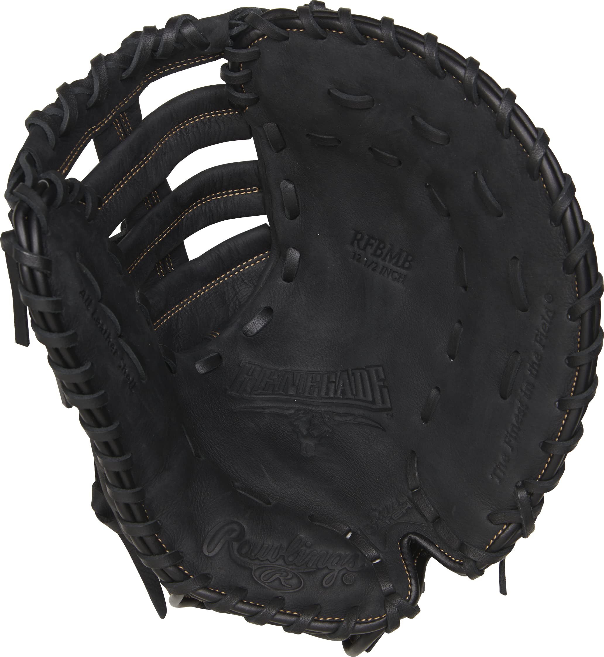 Rawlings | RENEGADE Baseball First Base Glove | Left Hand Throw | 12.5" - Single Post Double Bar Web