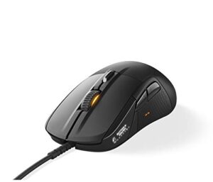 steelseries rival 710 gaming mouse - 16,000 cpi truemove3 optical sensor - oled display - tactile alerts - rgb lighting, black