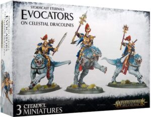 games workshop - age of sigmar: stormcast eternals evocators on celestial dracolines