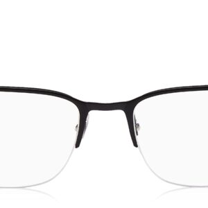 Ray-Ban RX6428 Square Prescription Eyeglass Frames, Matte Black On Black/Demo Lens, 54 mm