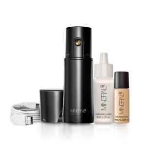 mineral air complexion starter kit | flawless mineral foundation application- light