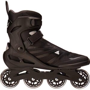 Rollerblade Zetrablade Men's Adult Fitness Inline Skate, Black and Silver, Performance Inline Skates