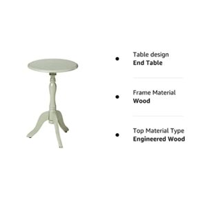 Decor Therapy Simplify Pedestal Accent Table, Olive Branch