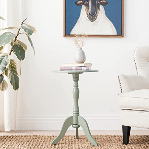 Decor Therapy Simplify Pedestal Accent Table, Olive Branch