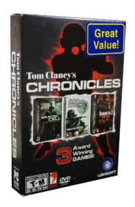 ubisoft tom clancy's triple pc game pack (splinter cell + ghost recon + rainbow six 3 raven shield)