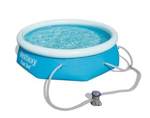 bestway 8 ft x 26 in fast set inflatable pool set 57267e