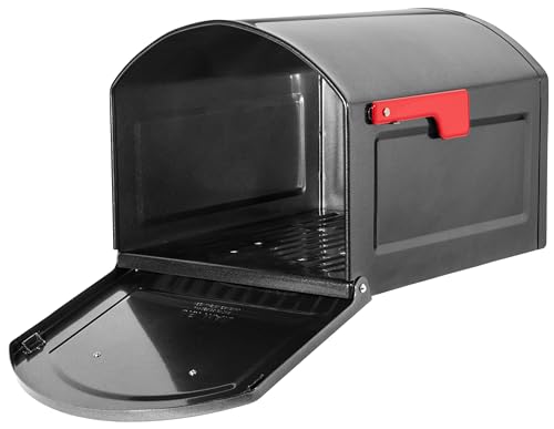 Architectural Mailboxes 950020P-10 Centennial Post Mount Mailbox, Extra Large, Pewter