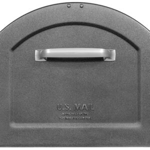 Architectural Mailboxes 950020P-10 Centennial Post Mount Mailbox, Extra Large, Pewter