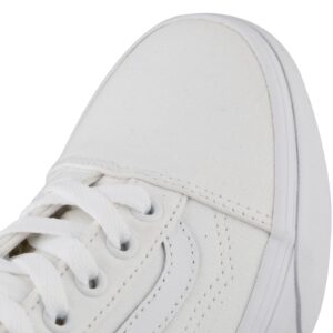 Vans Womens Old Skool Gym Athletic and Training Shoes White 8 Medium (B,M)