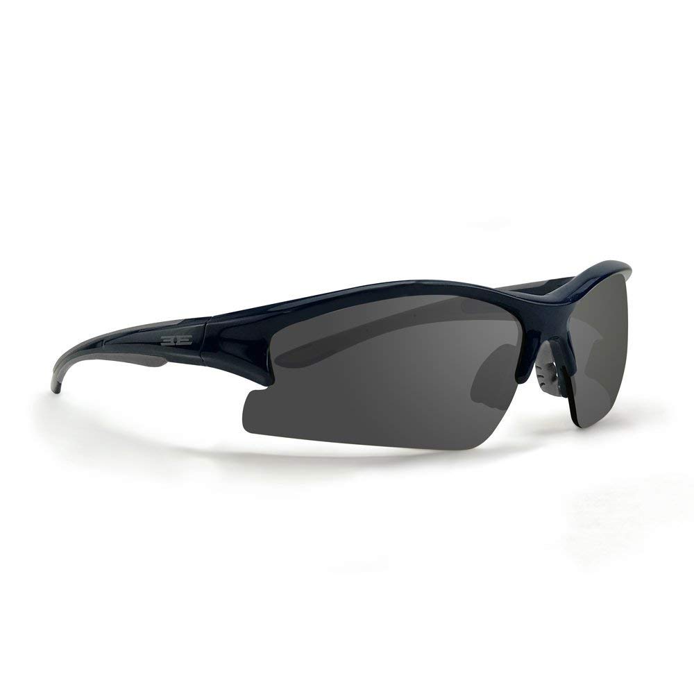 Epoch Eyewear 2 Pairs of Golf Sport Epoch-1 Sunglasses - Somke Lens with Blue/Gray & Black Frame