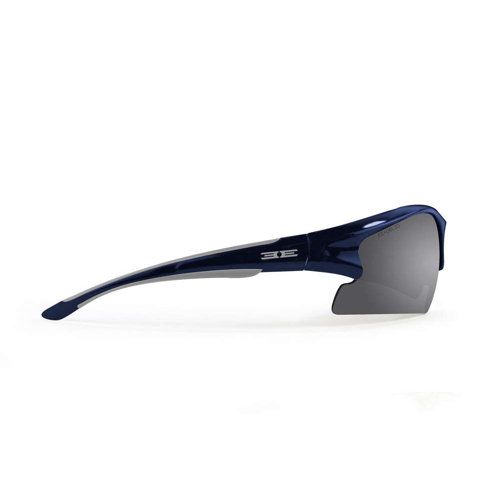 Epoch Eyewear 2 Pairs of Golf Sport Epoch-1 Sunglasses - Somke Lens with Blue/Gray & Black Frame