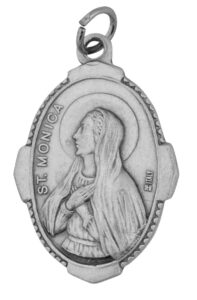 venerare traditional catholic saint medal (saint monica)