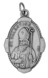 traditional catholic saint medal (saint valentine)