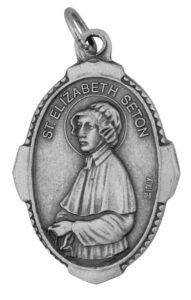 venerare traditional catholic saint medal (saint elizabeth ann seton)