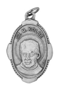 venerare traditional catholic saint medal (saint maximilian kolbe)