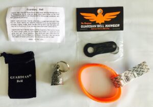 guardian bell buffalo complete kit w/black hanger & wristband