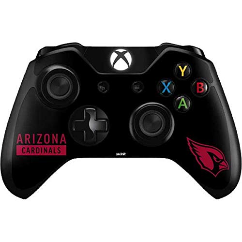 Skinit Decal Gaming Skin Compatible with Xbox One Controller - Officially Licensed NFL Arizona Cardinals Black Performance Series Design