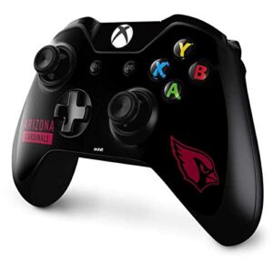 Skinit Decal Gaming Skin Compatible with Xbox One Controller - Officially Licensed NFL Arizona Cardinals Black Performance Series Design