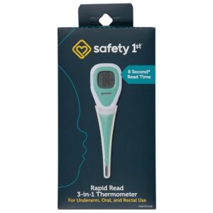 Safety 1st Rapid Read 3-In-1 Thermometer, Aqua, One Size