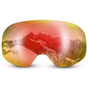 wildhorn outfitters roca ski goggles extra/replacement frameless lens - adult and junior