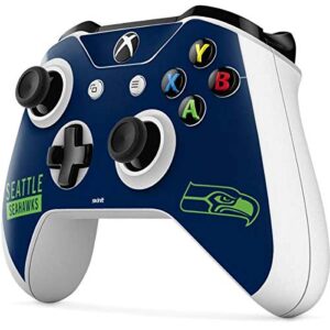 Skinit Decal Gaming Skin Compatible with Xbox One S Controller - Officially Licensed NFL Seattle Seahawks Blue Performance Series Design