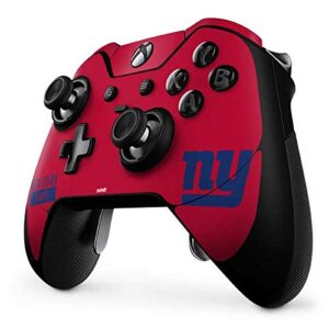 Skinit Decal Gaming Skin Compatible with Xbox One Elite Controller - Officially Licensed NFL New York Giants Red Performance Series Design