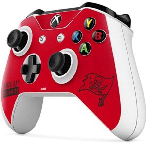 Skinit Decal Gaming Skin Compatible with Xbox One S Controller - Officially Licensed NFL Tampa Bay Buccaneers Red Performance Series Design