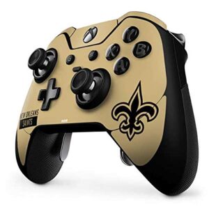 Skinit Decal Gaming Skin Compatible with Xbox One Elite Controller - Officially Licensed NFL New Orleans Saints Gold Performance Series Design