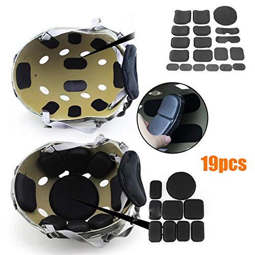 Helmet Pads Helmet Replacement Pads Universal Foam Padding Kits Set Accessories with Non Memory for Fast Helmet